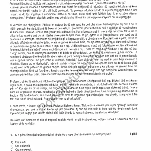 Portali Studentor - Matura Shteterore 2024